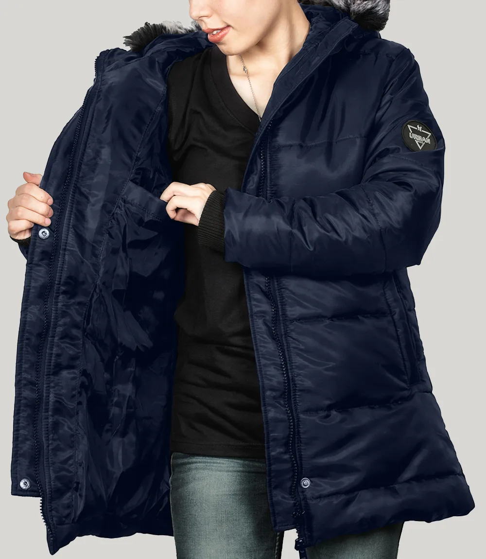 Ella Premium Hooded Parka Jacket for Women