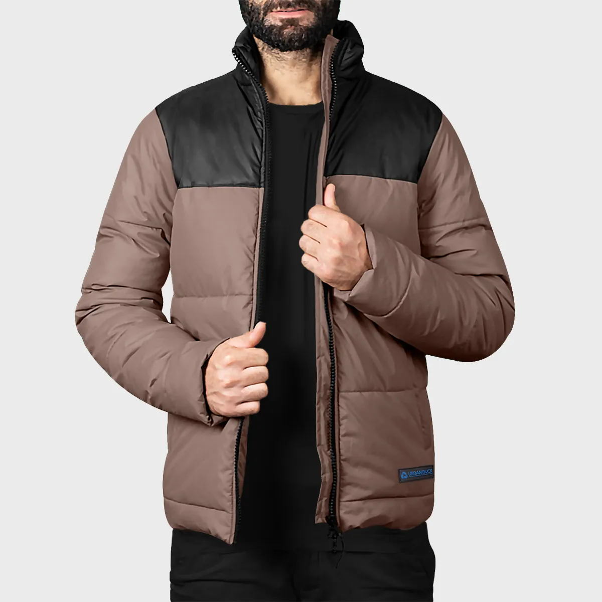 Henry Two Tone Puffer Jacket | Urban Buck